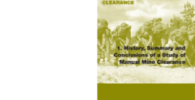 A Study of Manual Mine Clearance - GICHD