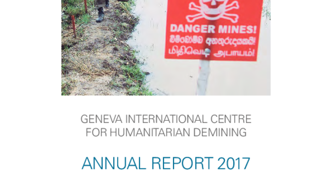 GMAP Annual Report 2017 - GICHD