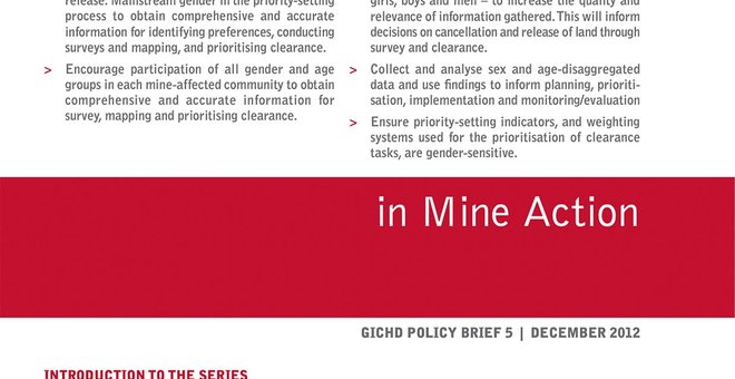 Male Engagement in Gender Mainstreaming in Mine Action - Afghanistan ...