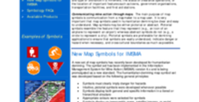 Fact sheet on Map Symbology - GICHD