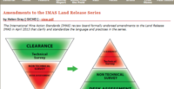 Amendments to the IMAS Land Release - GICHD